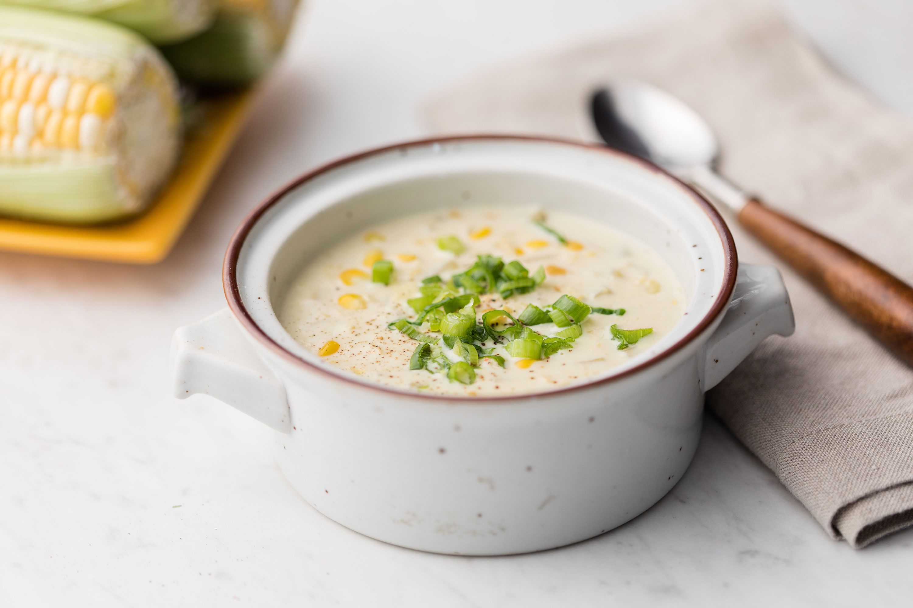 Creamy Summer Corn Chowder - Franklin Foods - Re-Inventing Cream Cheese
