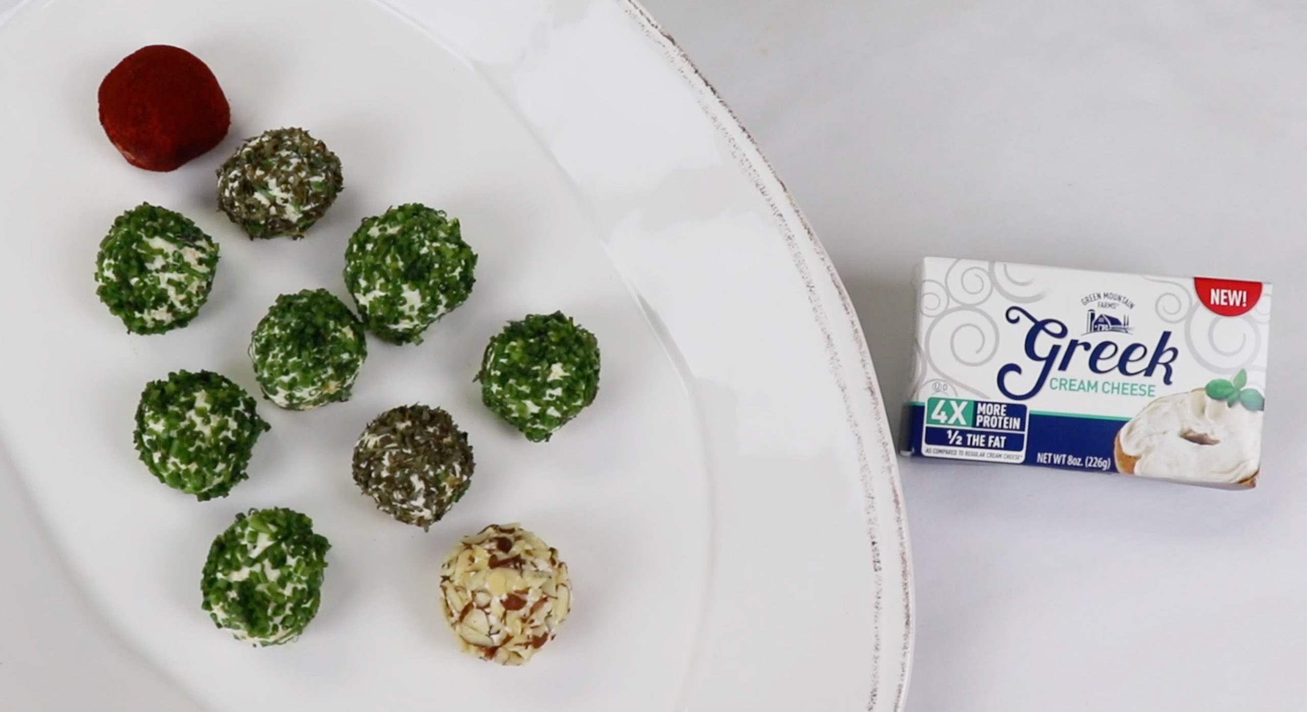 Greek Cream Cheese Balls - Franklin Foods - Re-Inventing Cream Cheese